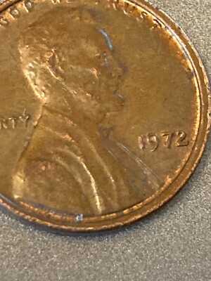 1972 DOUBLE RIM PENNY Collectible Lincoln Cent GREAT TONING | eBay