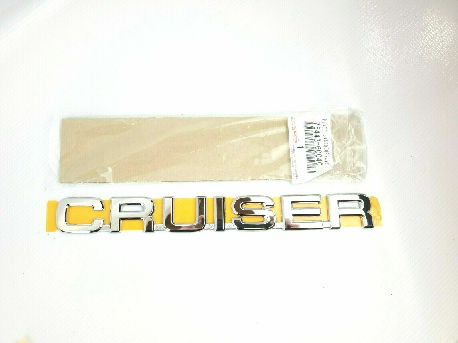 TOYOTA GENUINE 75443-60040 PLATE, BACK DOOR OEM 7544360040 | eBay