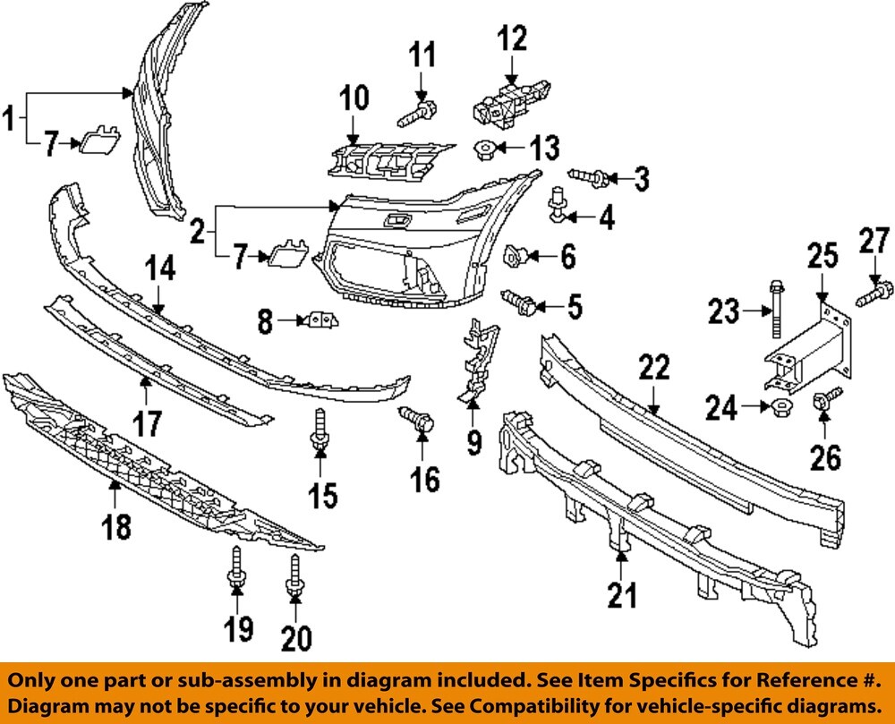 AUDI OEM 2018 Q5 Front Bumper Grille-Absorber 80A807550C | eBay