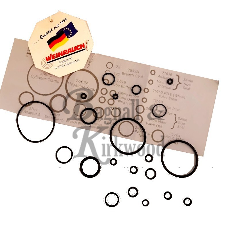 Full Service O Ring Seal Kit for Weihrauch HW100 PTFE & Polyurethane ...