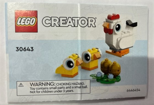LEGO CREATOR: Easter Chickens Polybag (30643) 673419372015 | eBay