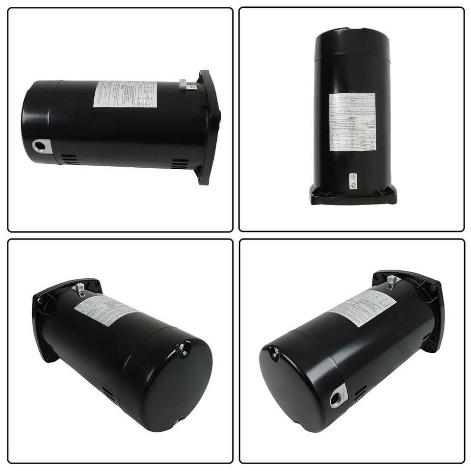 USQ1102 1 HP Square Flange and Seal Kit For Pool Pump Motor 3450 RPM ...