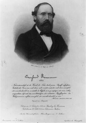 Georg Friedrich Bernhard Riemann,1826-1866,German mathematician ...