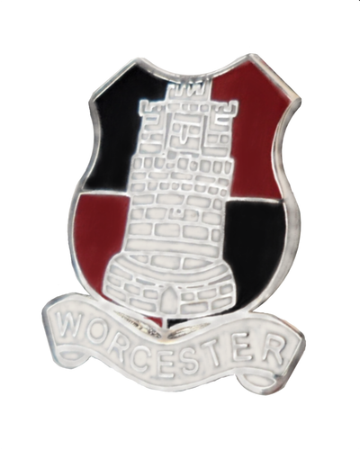Worcester City Worcestershire County Crest Small Pin Badge | eBay UK