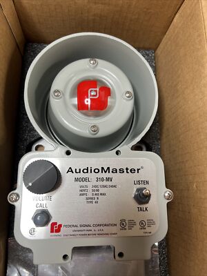 Federal Signal 310-MV Industrial Two-Way Indoor/Outdoor Intercom Wall ...