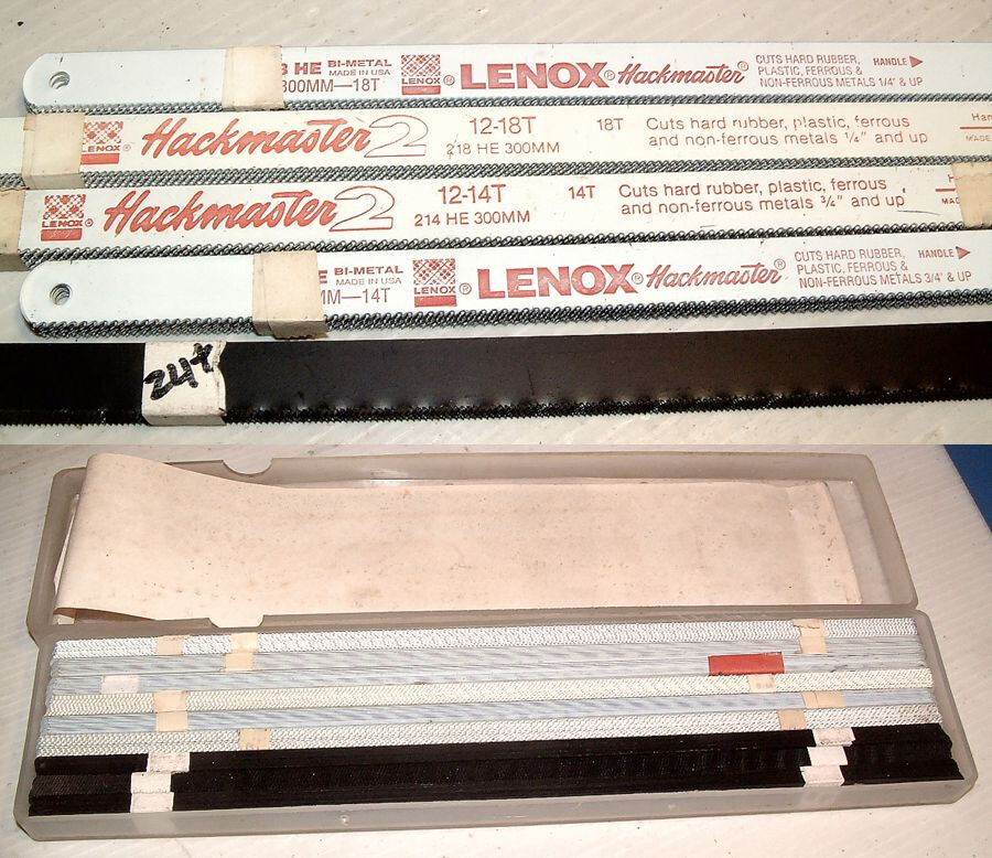 90 Hacksaw Blades Lenox HackMaster BiMetal Saw Blades | eBay