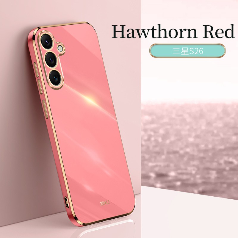 Candy Color Plating Frame Soft Rubber Back Case Cover For Samsung ...