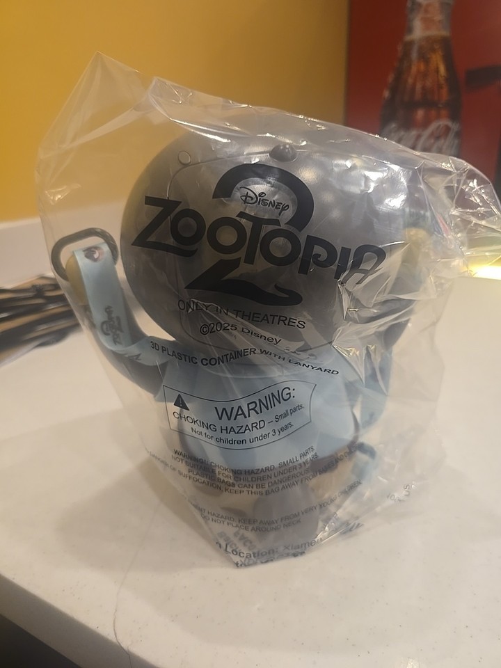 Zootopia 2 Flash Popcorn Bucket AMC Exclusive in hand. | eBay