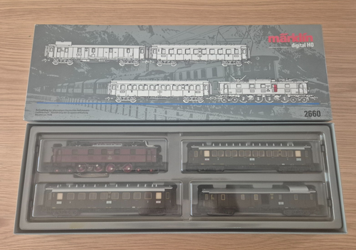 MäRKLIN 2660 EXPRESS PASSENGER TRAIN BAVARIA DR HO GAUGE NEW NEVER USED ...