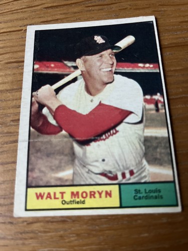 1961 Topps Baseball Walt Moryn #91 St. Louis Cardinals EX | eBay