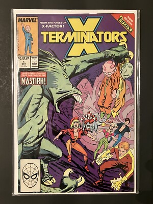 X-TERMINATORS #1 (MARVEL 1988) 1ST TEAM APPEARANCE 🔑 COPPER AGE 🔥 NICE ...