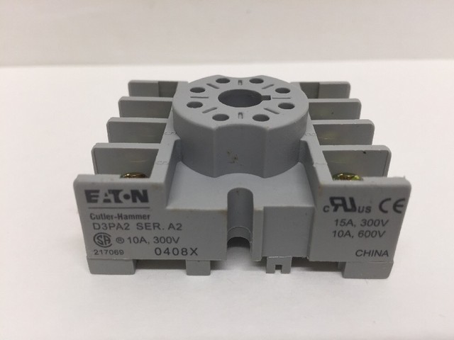 Eaton D3PA2 Relay Socket Finger Safe Octal 8 Pin for sale online | eBay