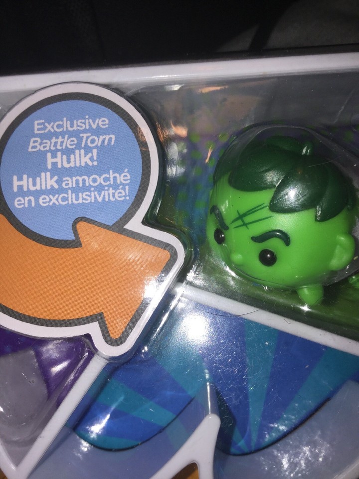 Marvel Tsum Tsum Comic Display Playset With Exclusive Battle Torn Hulk ...