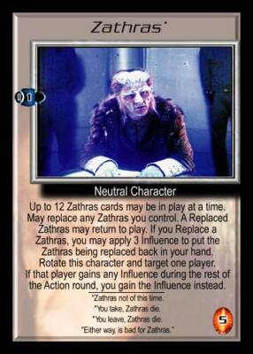 Babylon 5: Zathras' [Ungraded] from set The Shadows B5 Precedence | eBay