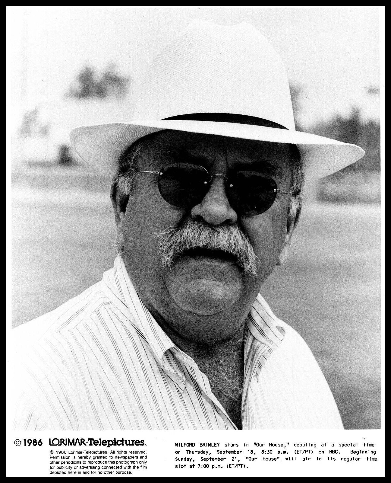 Wilford Brimley in Our House (1986) PORTRAIT ORIGINAL VINTAGE PHOTO M ...
