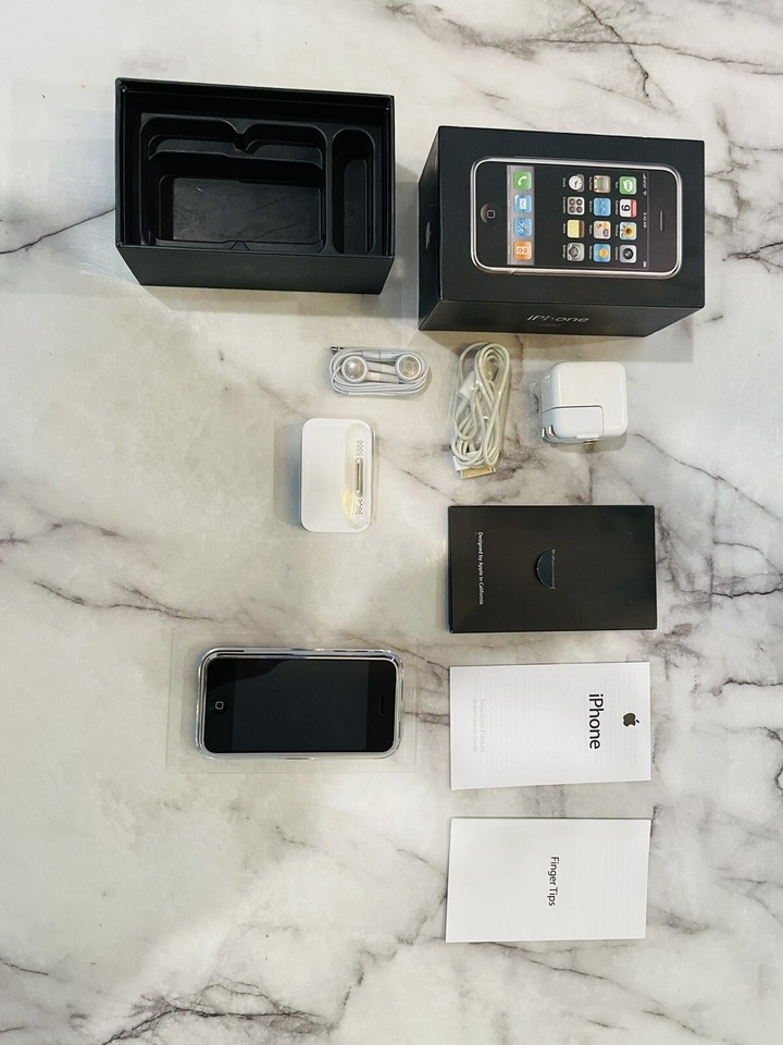 Apple iPhone 1st Generation - 4GB - Black (Unlocked) A1203 (GSM) | eBay