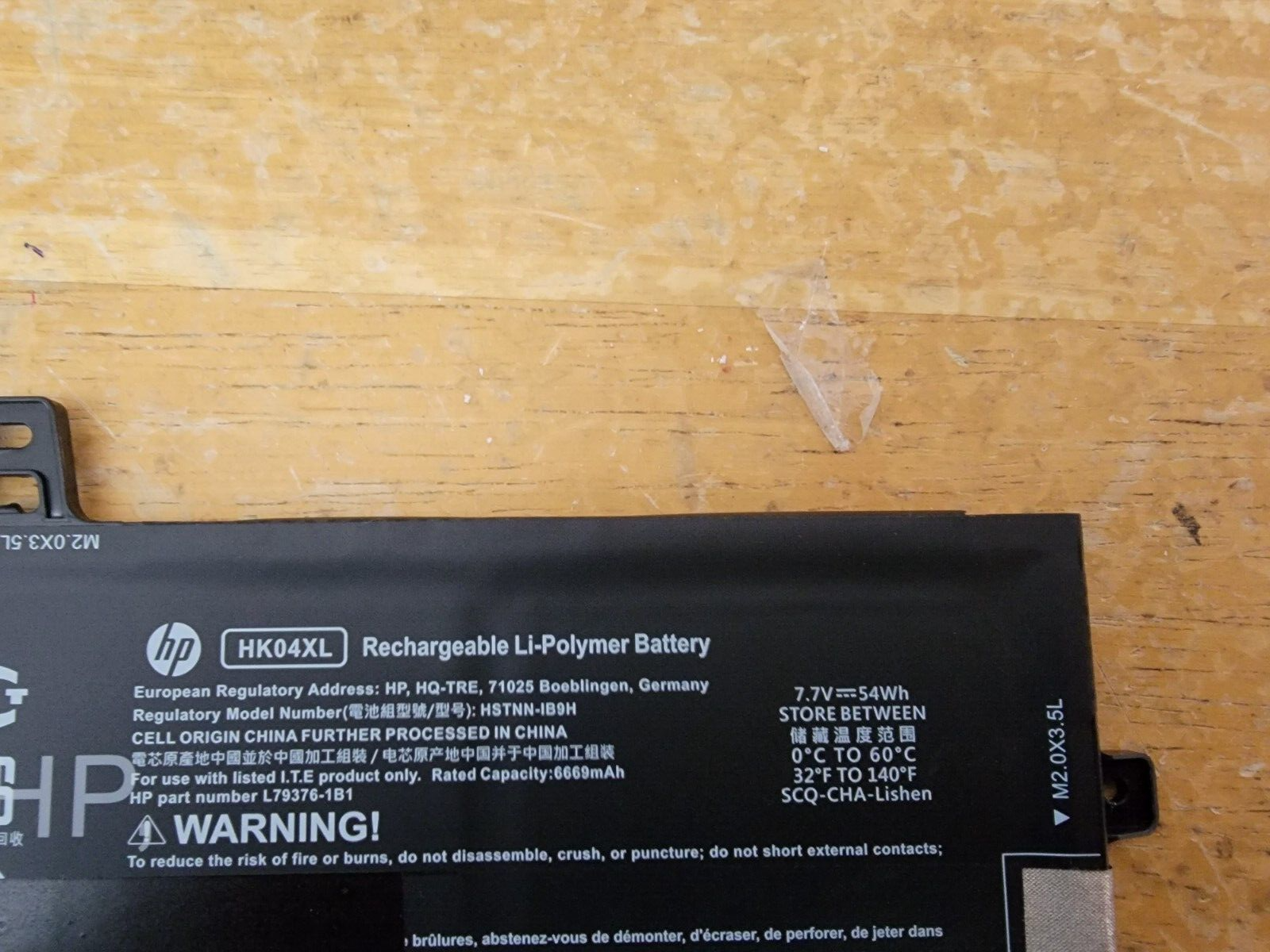 Genuine Battery HP EliteBook X360 1040 G7 14" 7.7V 54Wh HK04XL L82391 ...