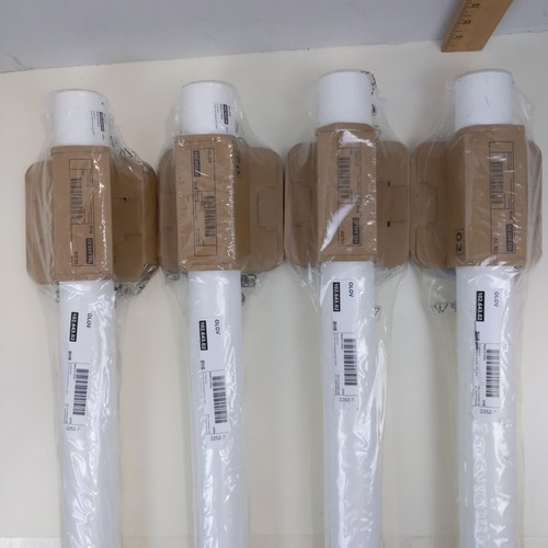 Ikea Olov White Table Legs Adjustable Set Of 4 Office Room | eBay