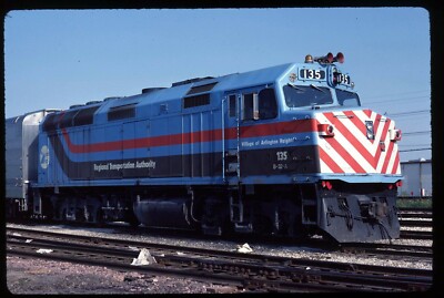 Original Rail Slide - Metra RTA 135 W Chicago IL 6-12-1983 | eBay