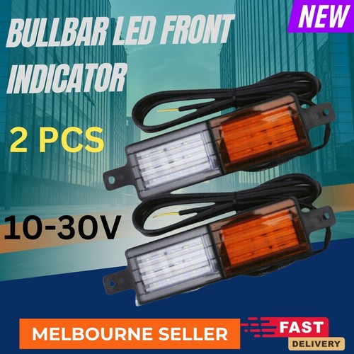 2X 30 LED Sealed Bullbar Lights Front Indicator Park Bull Bar Light Car ...