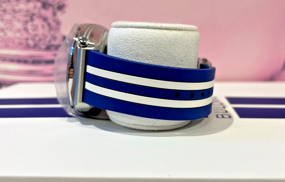 Bulova Shelby Racer Blue Chronograph Men's Watch LIMITED EDITION W/ Box ...