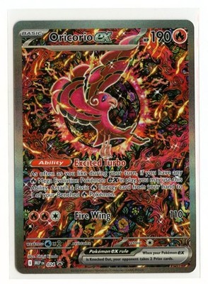 ORICORIO EX 024 Black Star UPC Promo Pokemon TCG Phantasmal Flames NM+ | eBay
