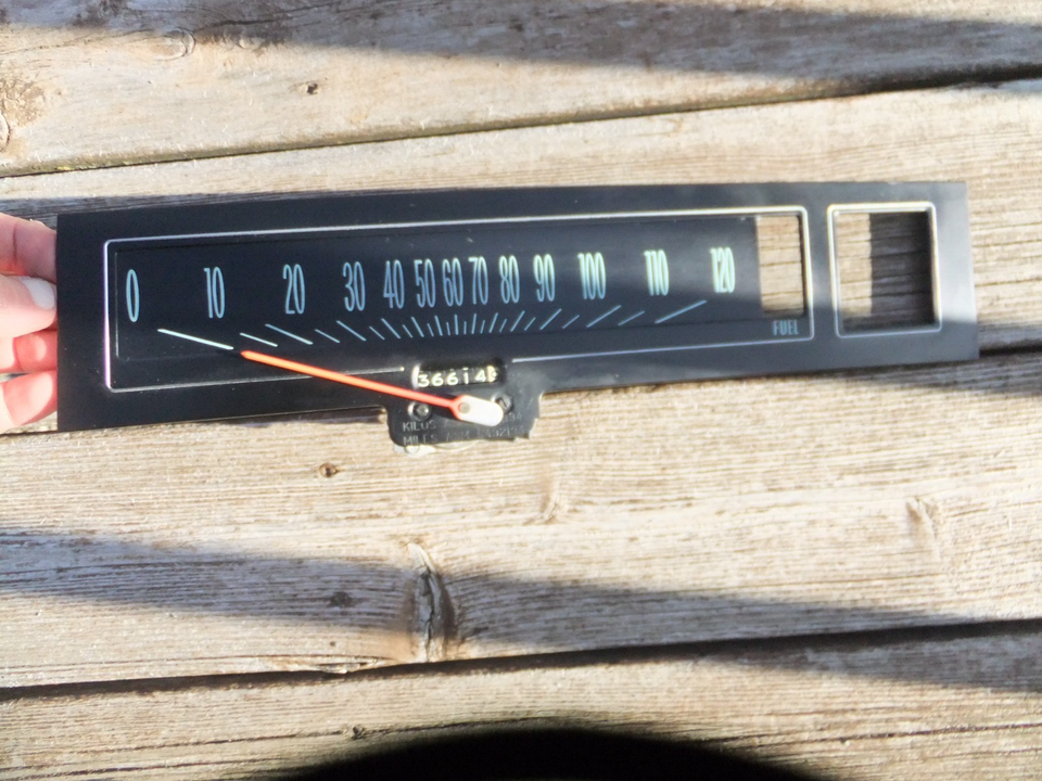 1970-1972 CHEVELLE MALIBU EL CAMINO NOT SS SPEEDOMETER WITH SPEEDO CLIP ...