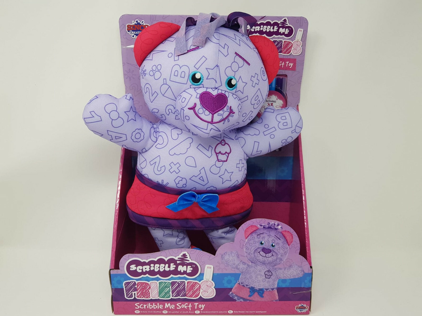 Scribble Me Friends Bear Cute And Cuddly Draw Doodle & Wash + Includes ...