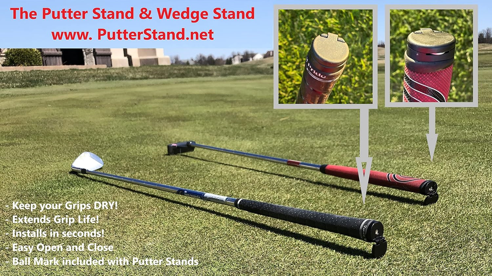 Products Golf Chipper and Putter Prop Stands Hinged Putter Stand Cap ...