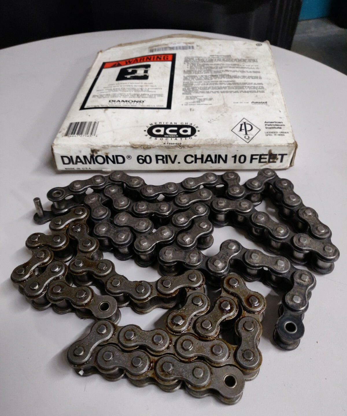 DIAMOND CHAIN 60 RIV 10FT / 60RIV10FT - New in Box | eBay