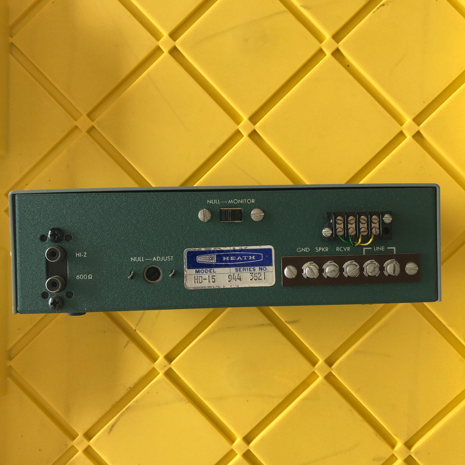 Heathkit HD-15 hybrid phone patch | eBay