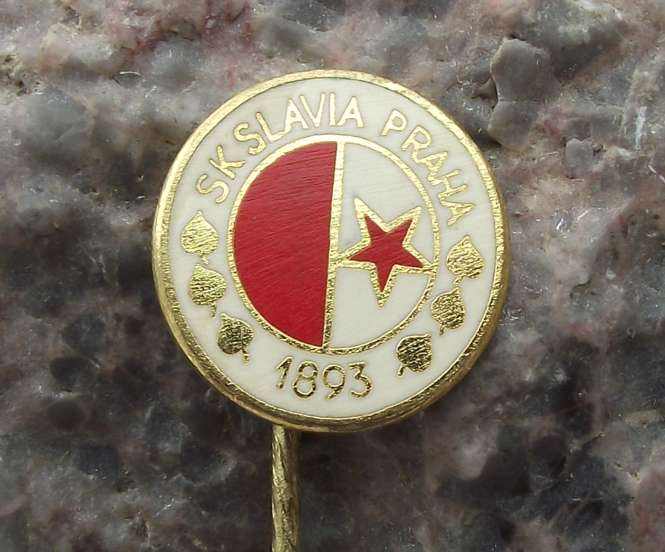 Antique SK Slavia Prague Praha Football Soccer Club Czechoslovakia Fan ...