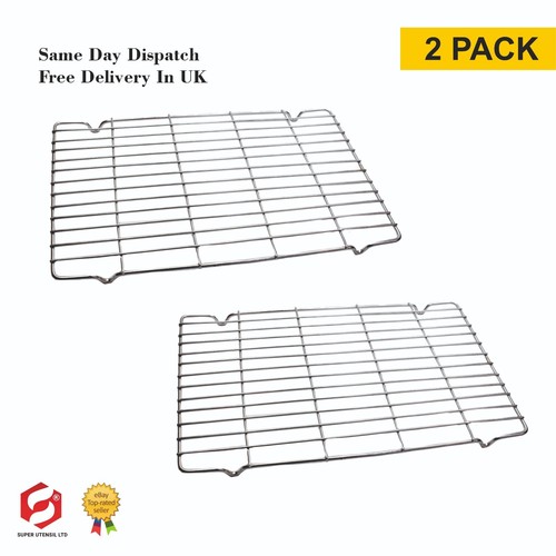 Stainless Steel Cooling Rack Tray Baking Roasting Wire Rack Grid Wire ...