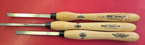 Henry Taylor M2 HSS Pen Turning Tools 3 Piece Set Wood Lathe Tool | eBay