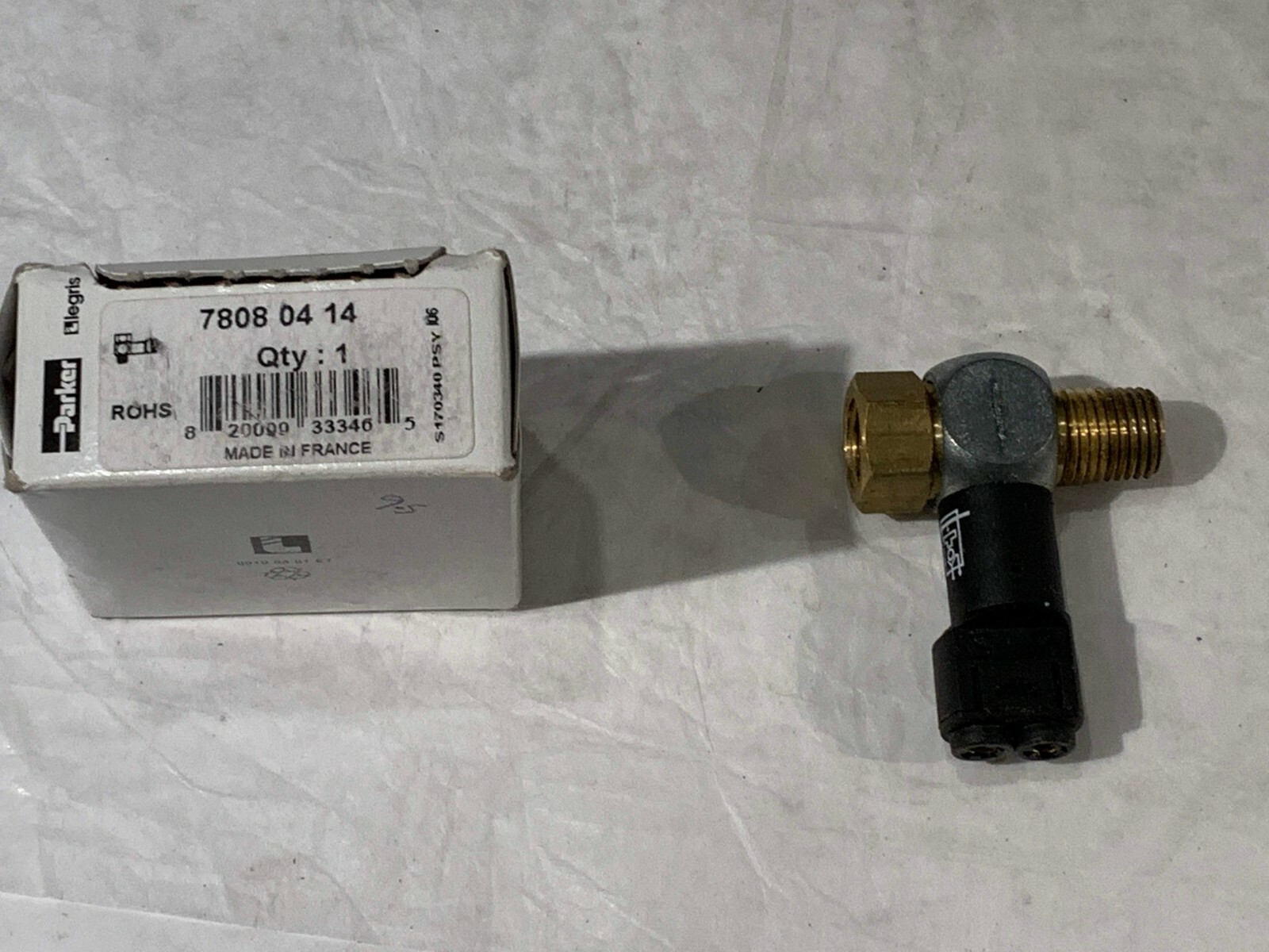 Parker Legris Pneumatic Threshold Sensor 1/4" NPT Male P/N 7808 04 14 ...