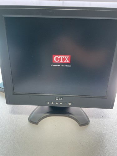 CTX S500 Monitor 15" with Power Adapter RARE | eBay