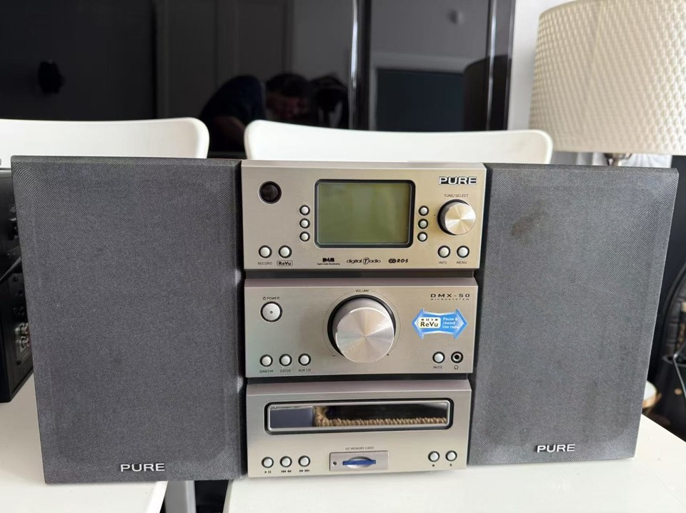 Pure DMX-50 Micro Stereo System DAB, CD, Remote & Speakers. Working ...