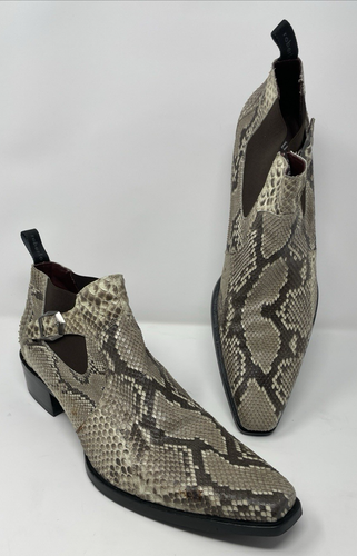 Roberto Botticelli Excel Mens Ankle Boots Size 12 Coral Python Made in Italy | eBay