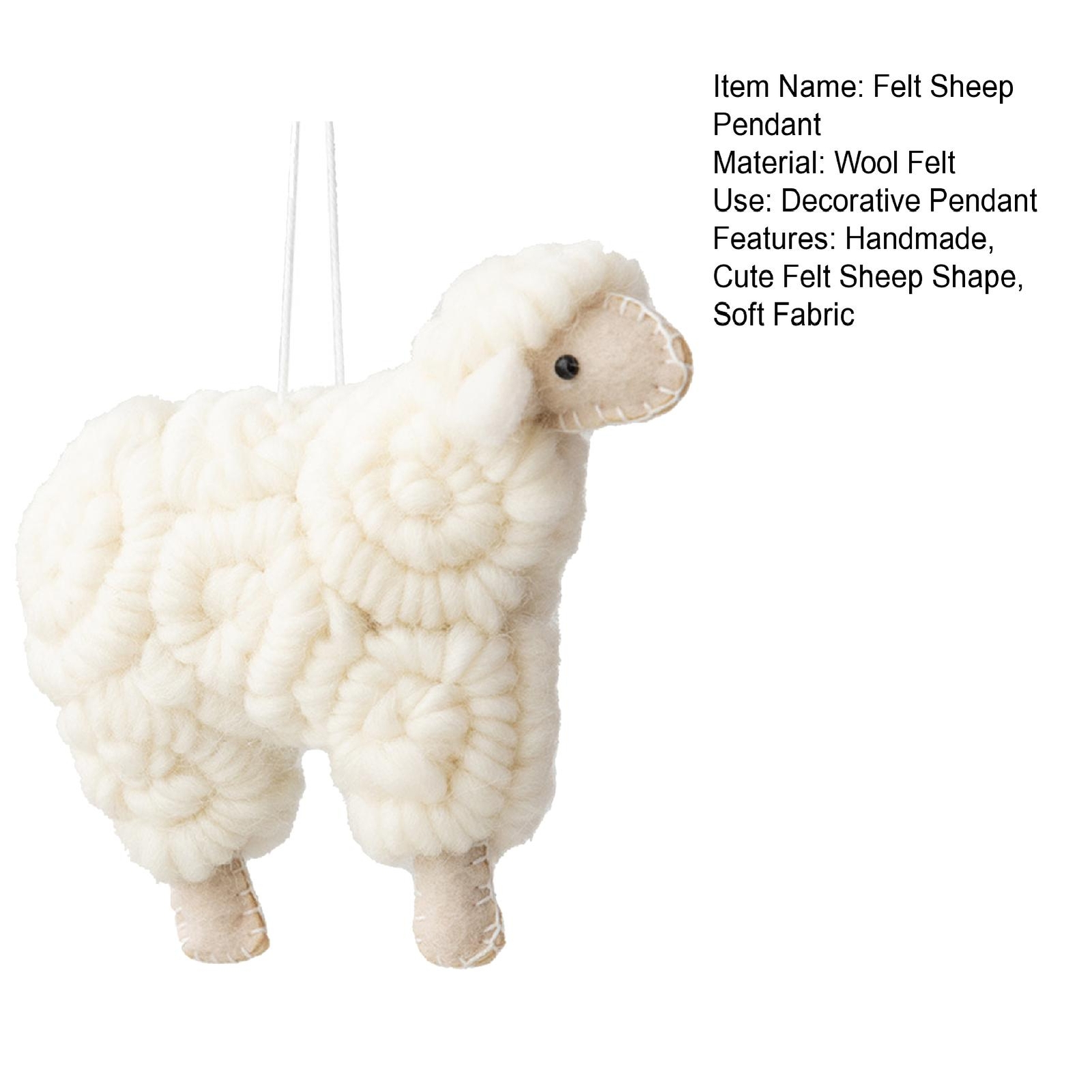 Sheep Hanging Pendant Cartoon Ornamental Little Sheep Shape Doll New ...