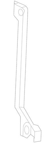 Genuine GM Front Bumper Fascia Support Brace 84273816 | eBay