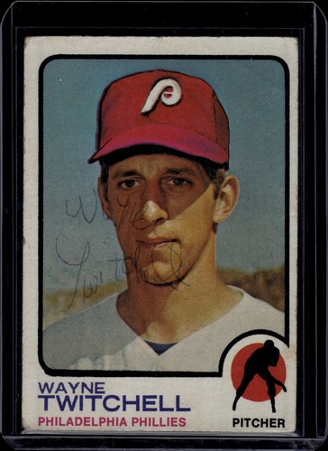 1973 Topps #227 Autographed Wayne Twitchell Trading Card | eBay