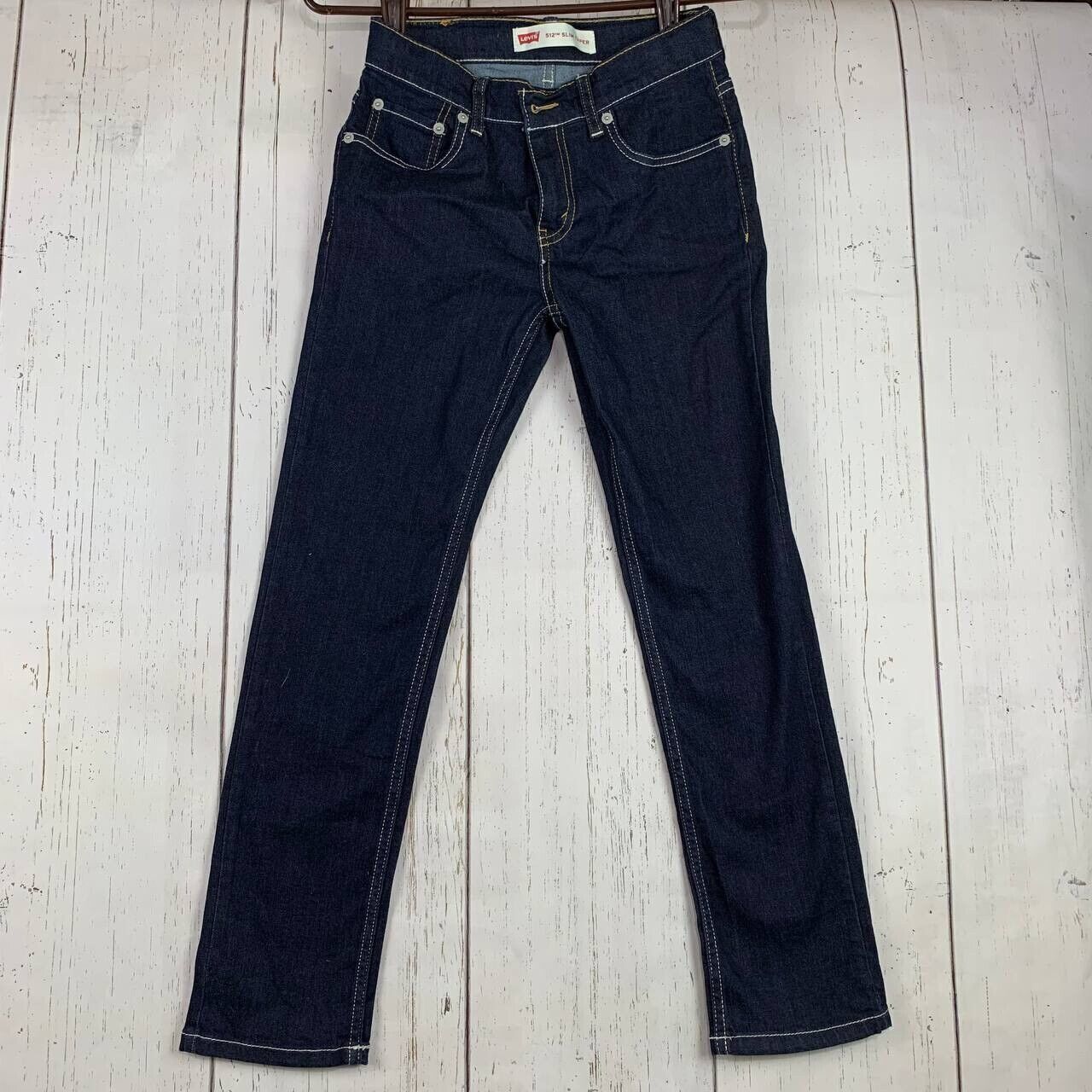 Levis 512 26x26 Tapered Fit Slim Low Rise Dark Blue J… - Gem