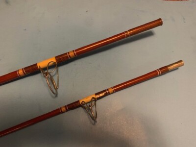 VINTAGE DAIWA 9 FOOT 2 INCH 12 TO 30 POUND CLASS 2-PIECE SURF SPINNING ...