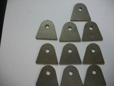 FMR WELD-ON BODY TAB,CHASSIS TABS, 109-7191,1/4" HOLE,1/8" THICK,1 3/8 ...