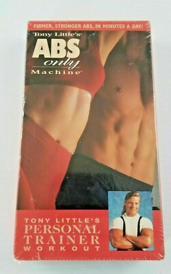(NEW) Tony Littles ABS Only Machine VHS Video Tape Exercise Workout ...