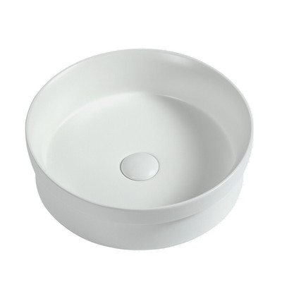 Zumi Drop In Basin + Ceramic Pop-up Waste Round 400mm x 400mm Gloss ...