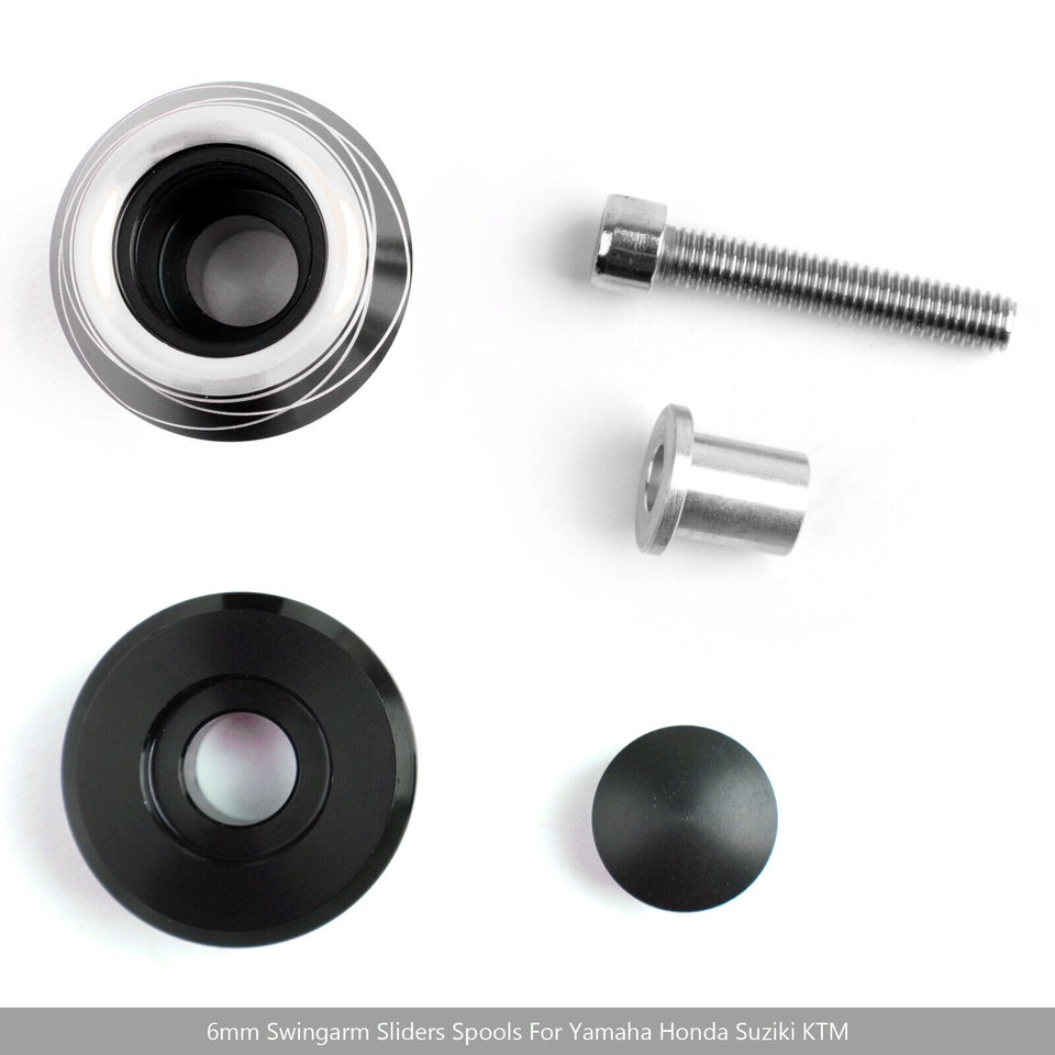 2pc CNC Swingarm Spools Sliders For Universal Motorcycle Starting Screw ...
