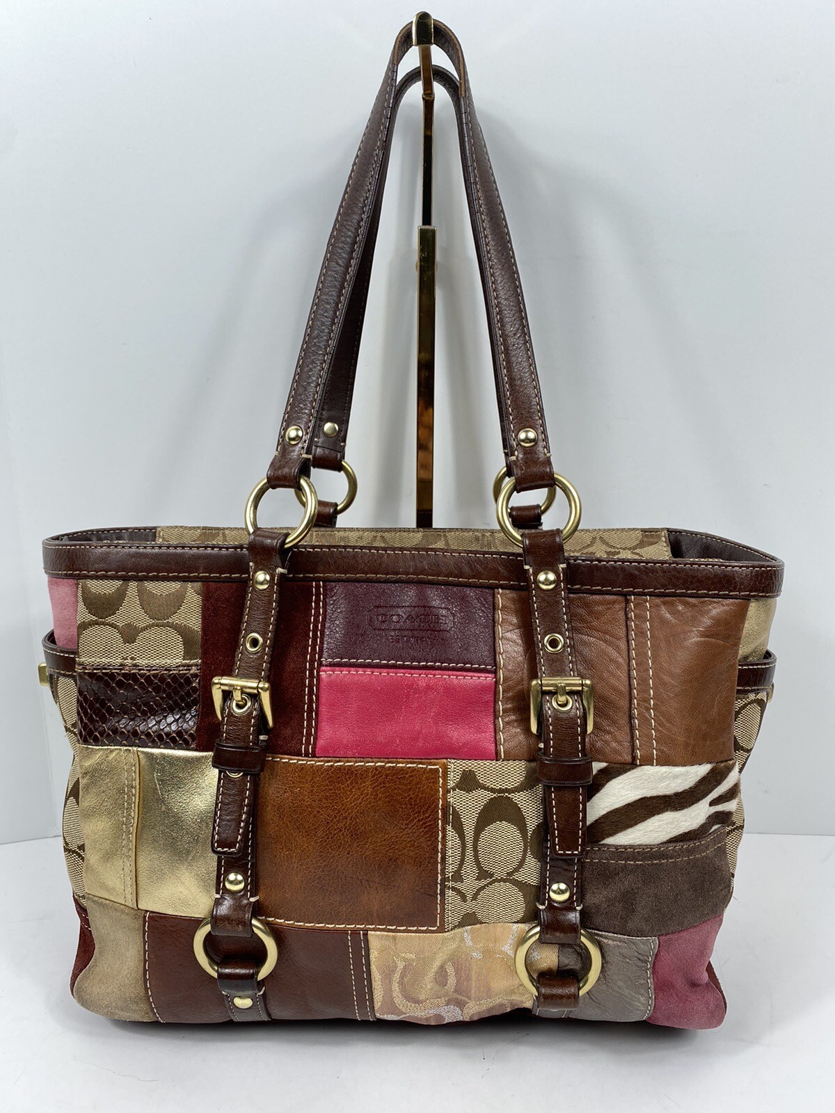 Coach Legacy Limited Edition Holiday Patchwork Leathe… - Gem