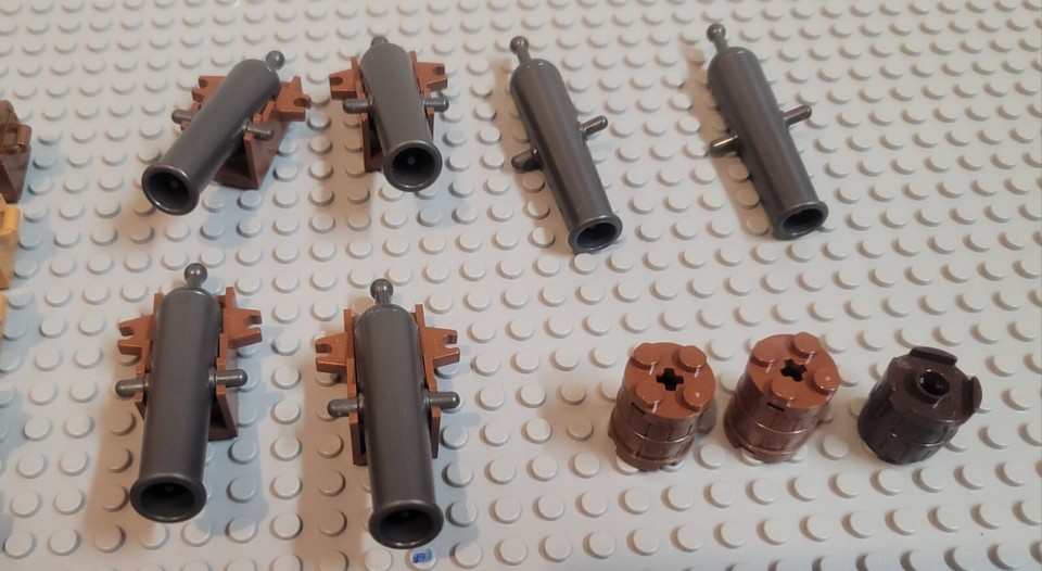 Lot of LEGO Vintage Canons, Barrels, Chests, Muskets, Guns | eBay