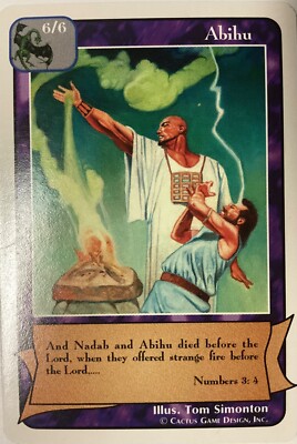 Redemption TCG CCG Limited Abihu Uncommon EXCELLENT Cactus Game Designs ...